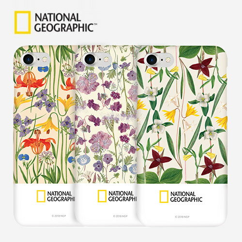 National Geographic(ナショナルジオグラフィック)の「フラワーフレームスタイルケース　スリムフィット」は、自然の野花をデザインしたおしゃれなイラストケースです。 ●自然の野花イラスト 自然の野花とロゴをデザインしたおしゃれ...