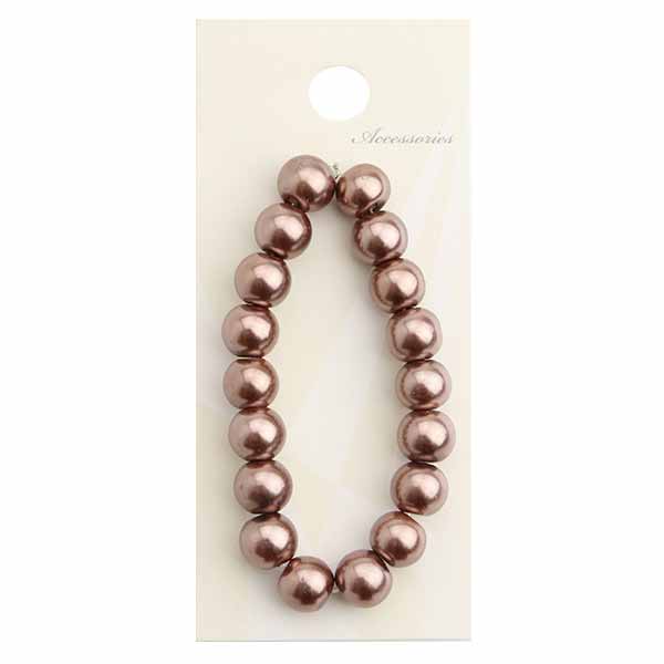 商品名：ガラスパール8mm　ブロンズメール便/宅配便可品　番：bj-740サイズ：約16ps素　材：ガラス重　量：　　 -詳　細：【配送について】 この商品は、少量注文に限りメール便での配送が可能となっております。商品名に【メール便/宅配便...