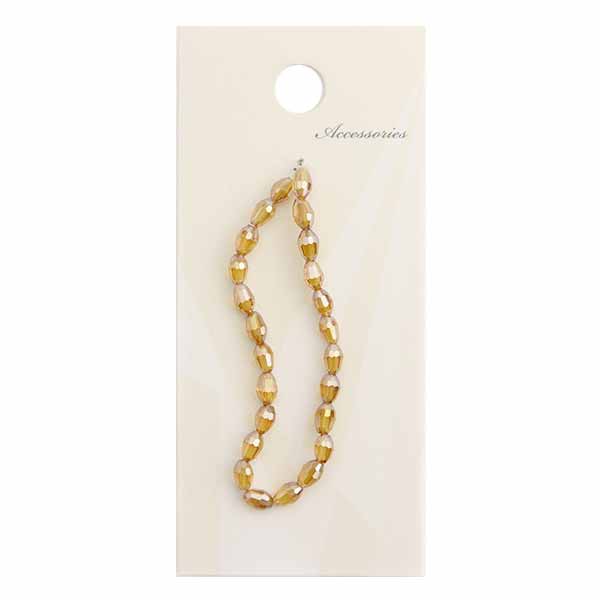 商品名：ガラスビーズ　ナツメ　3×5mm　トパーズメール便/宅配便可品　番：bj-768サイズ：約18ps素　材：ガラス重　量：　　 -詳　細：【配送について】 この商品は、少量注文に限りメール便での配送が可能となっております。商品名に【メ...