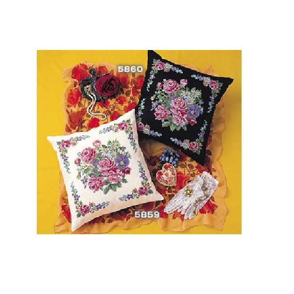 商品名：オリムパス 刺繍 キット クロスステッチ ロマンティック フラワーメール便/宅配便可品　番：no-5859出来上がりサイズ：縦40cmx横40cmキット内容：25番ししゅう糸No.3000布 ジャバクロス中目(ベージュ)クロス針図案...