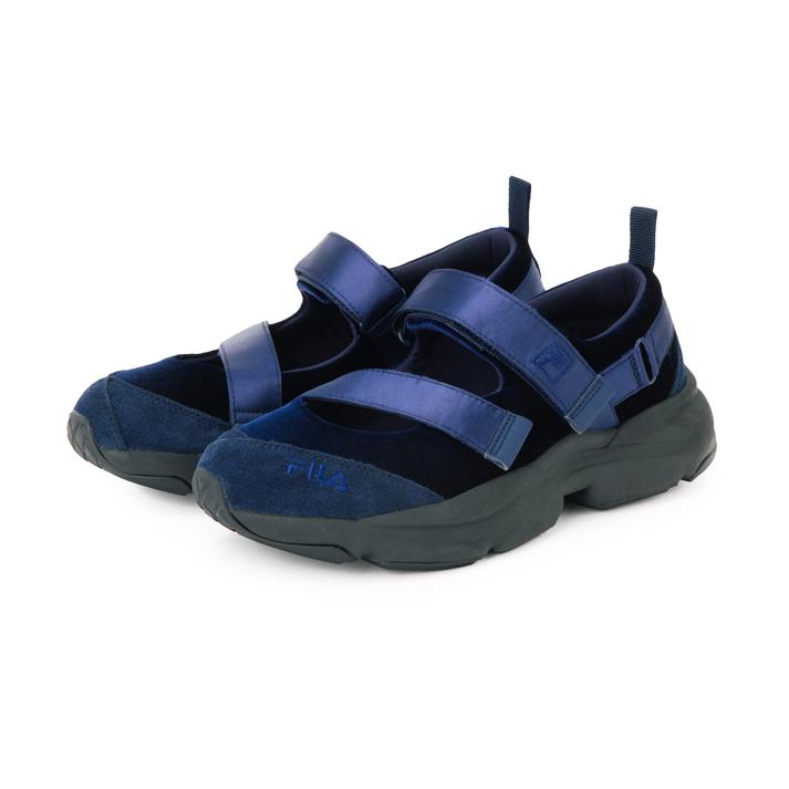 【FILA】 フィラ RAY TRAINER MJ VELVET レイトレーナーブイ2エムジェイベルベット 5XM02850H896 ABC-MART限定 *Navy【ご注意】こちらの商品は弊社実店舗からも集約(入荷)するため、「靴箱の破損...