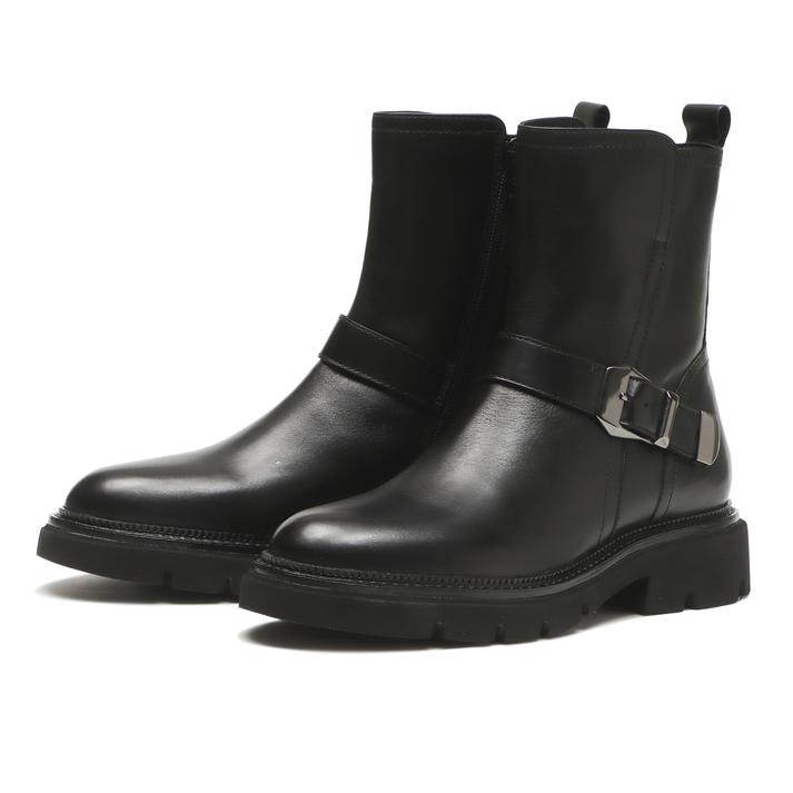 レディース 【JOLI ENCORE】 ジョリーアンコール SIDEBELT BOOTS 4 サイドベルトブーツ 4 JE40033 BLACK【ご注意】こちらの商品は弊社実店舗からも集約(入荷)するため、「靴箱の破損、色あせ、プライス貼付...