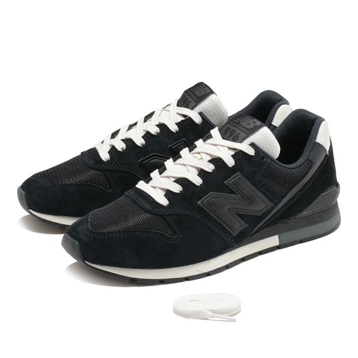 【NEW BALANCE】 ニューバランス U996 55R(D) U996 U996 55R BLACK(55R)【ご注意】こちらの商品は弊社実店舗からも集約(入荷)するため、「靴箱の破損、色あせ、プライス貼付、剥がし跡」「靴箱内の包装用...