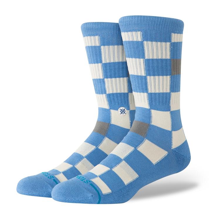 【STANCE SOCKS】 スタンス ソックス CHEF CHECK CREW ソックス A556A26CHF＃CAP CAPRI BLUE【ご注意】こちらの商品は弊社実店舗からも集約(入荷)するため、「靴箱の破損、色あせ、プライス貼付、...