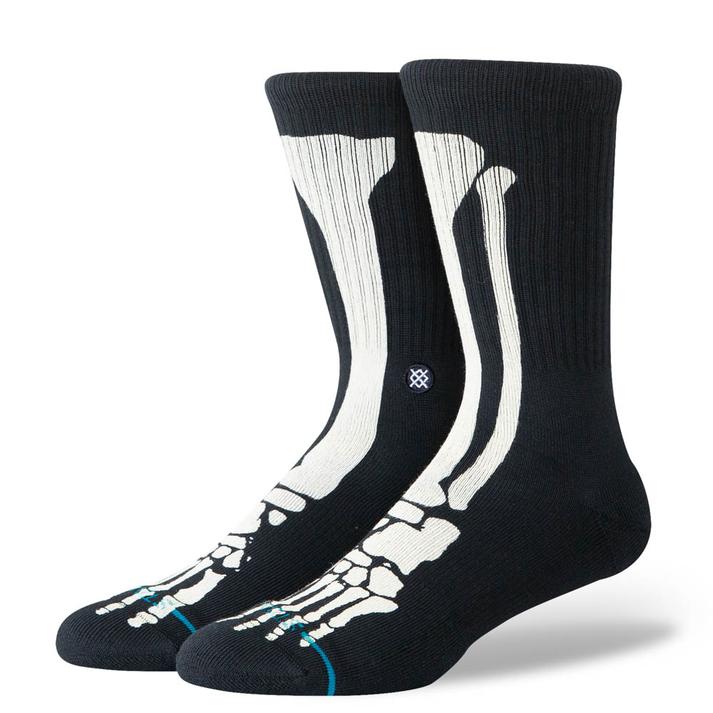 【STANCE SOCKS】 スタンス ソックス BONES 3 ソックス A556C26BO3#BLK BLACK【ご注意】こちらの商品は弊社実店舗からも集約(入荷)するため、「靴箱の破損、色あせ、プライス貼付、剥がし跡」「靴箱内の包装用...