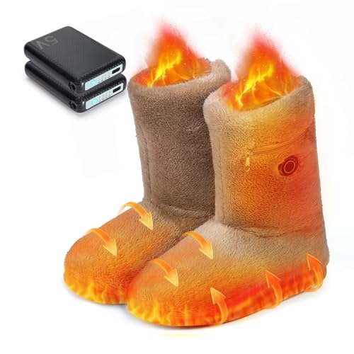 【2025年最新モデル！コードレスで自由に動ける電気スリッパ】バッテリーをスリッパ本体にすっきり収納。コードが絡む心配もなく、家中をストレスフリーに歩ける快適さを実感できます。おしゃれなミドル丈ブーツ型の足温器は足先からふくらはぎまでやさし...