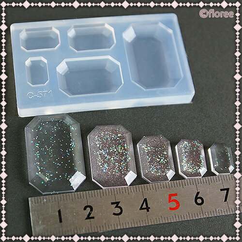 サイズ：30×20ミリ/24×15ミリ/18×12ミリ/15×10ミリ/11×7ミリ ＊粘土ご使用の場合、こちらの型は鏡面に近く、隙間なく粘土が入る為通常の型より抜きにくくなります。この型用の抜き方がございます。 その方法とUVレジンでの注...