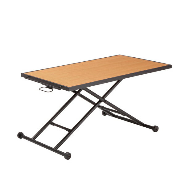 品名RLT-4526 サイズW1240xD550xH110〜700mm　(天板サイズはW1000xD480mm)色オーク素材・仕様天板 天然木化粧繊維板 （オーク突板+MDF） ラッカー塗装 スチール 粉体塗装 15Kgお届けの形態完成品注...