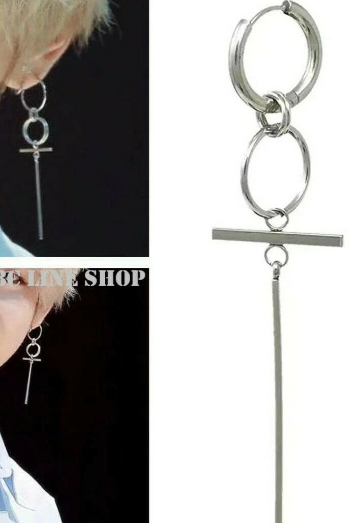 ピアス 韓国ファッション オルチャン 十字 ステンレス 片耳用 クロスピアス フープピアス 十字架 リング シンプル フープ 18G ロングピアス 大人気オルチャンアクセサリー！テテ ピアス送料無料 韓国 オルチャン ステンレス V 片耳ア...