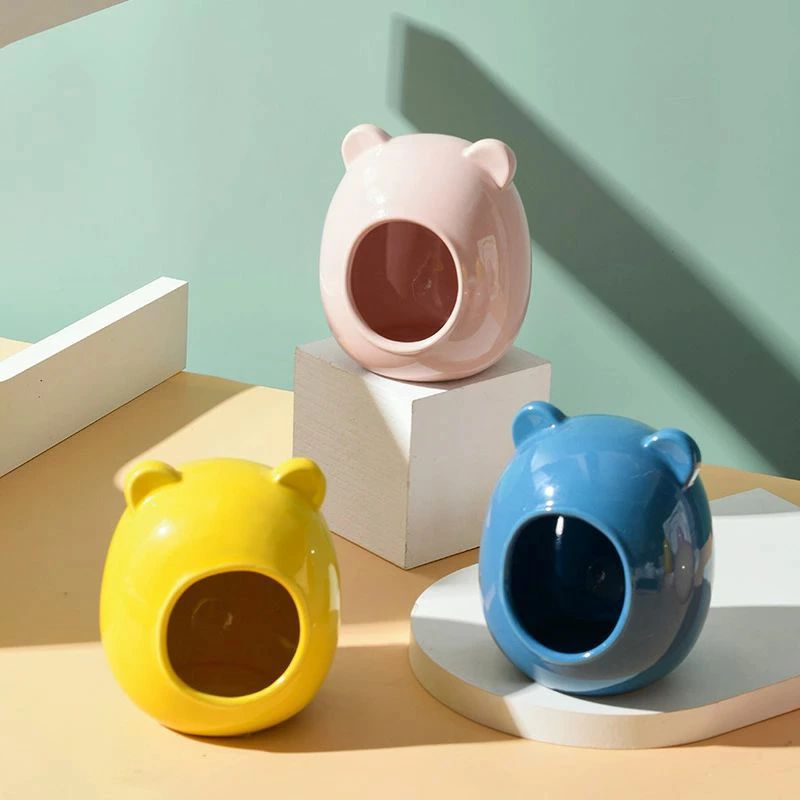 ハムスター 陶器 暑さ対策 夏 ハウス 陶器 ドワーフ 小動物 可愛い おうち おへや 隠れ家 寝床 日陰 日よけ 砂遊び トイレ 涼感 ひんやり ハムスターのおへや　ゴールデンハムスター ドワーフ 小屋 おしゃれ どんぐり クルミ ピーナ...