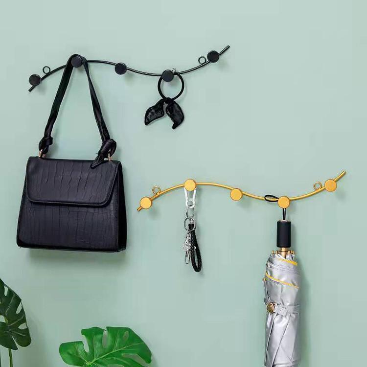 ■ 品名：壁掛けハンガー■ 素材：鉄合金■ タイプ：全6タイプ■ 取り付け方法：貼り付け■検索ワード：壁掛けハンガー ラージレールフック 壁掛けフック ハンガーラック ハンガー コートハンガー ウォールハンガー ウォールラック ウォールシェ...