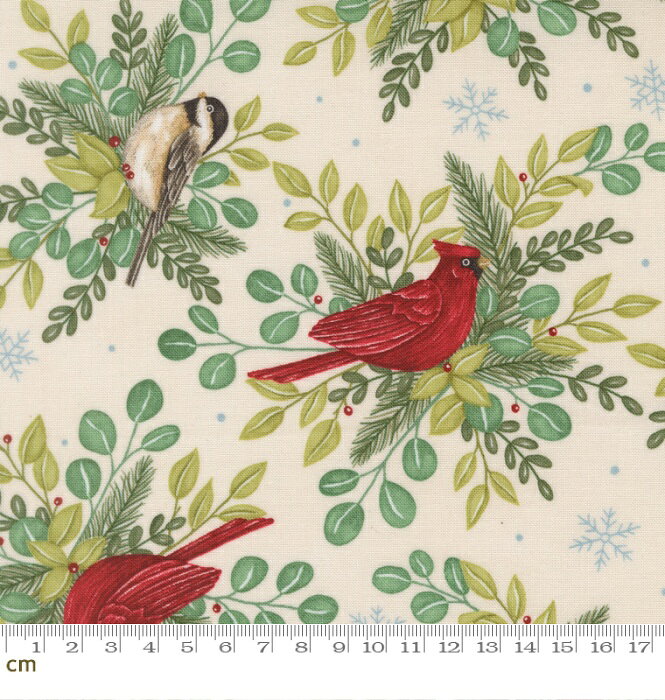 ブランド moda fabric > デザイナー Deb Strain > シリーズ When Snow Falls > 色ちがい > 【When Snow Falls(ウェン スノー フォールズ)】 まっさらな白い...