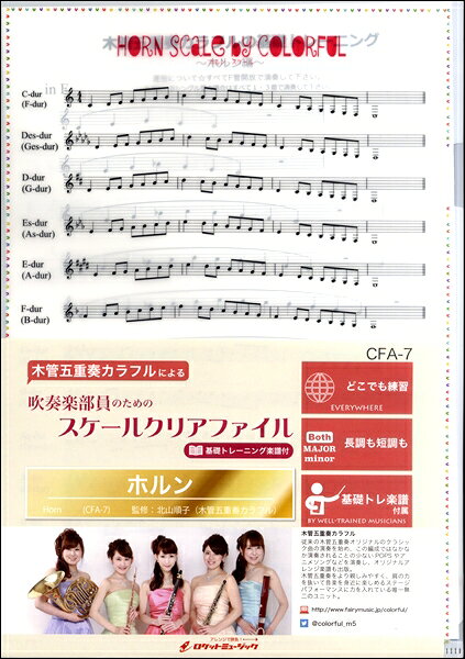 メーカー:ロケットミュージックJAN:4571453810950ISBN:9784864677820PCD:CFA7刊行日:2017/04/27収　録　曲： 1曲曲名アーティスト作曲/作詞/編曲/訳詞CFA7 吹奏楽部員のためのスケールクリ...