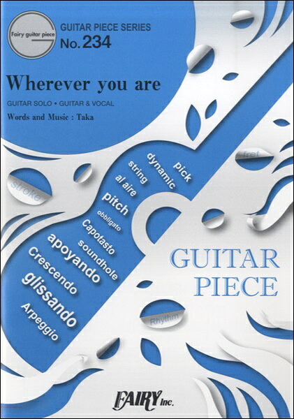 メーカー:（株）フェアリーJAN:4533248032053ISBN:9784777622993PCD:GP234B5 厚さ0.2cm 12ページ刊行日:2016/02/17収　録　曲： 1曲曲名アーティスト作曲/作詞/編曲/訳詞Where...