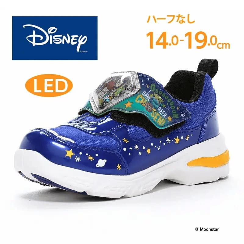 ディズニープリンセスのLEDシューズです。 ワンタッチで脱ぎ履きできる一本バンドのジョグタイプです。 通園をはじめ、外遊びや運動、お出かけなど、マルチに履いていただけます。 甲バンドのクリアドームにシャカシャカパーツが入った、おもちゃ感覚の...