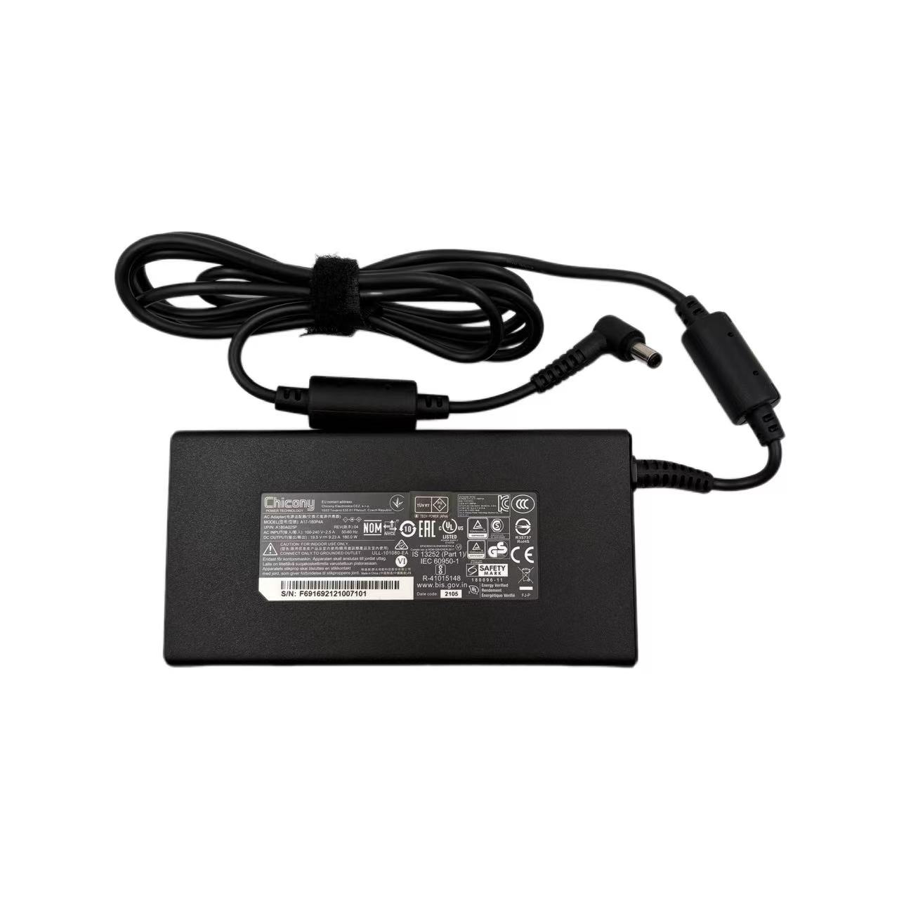 商品名 Chicony 180W 薄型電源アダプター 型番 Chicony A17-180P4A DELTA ADP-180TB F OUTPUT 19.5V 9.23A DCコネクタ 丸型 外径約5.5mmФ　内径2.5mmФ 対応機種一...