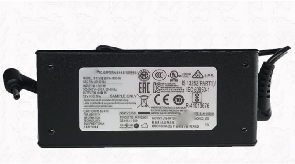 対応型番:PA-1600-96 AD-6019A 60W 19V 3.16A 3.0*1.1mm 対応機種:ForPA-1600-96 AD-6019A 交換用 充電器 出力電圧:19V 3.16A。パワー:60W 入力:100-240V ...