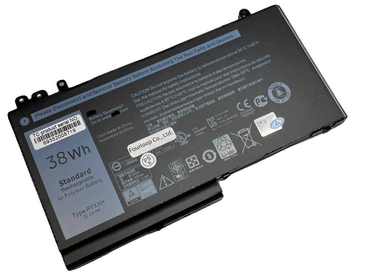 Latitude e5550 11.1V 38Wh dell ノート PC パソコン 純正 バッテリー 電池電圧 11.1V容量3454mAh (38Wh)タイプ リチウムポリマー対応機種 Dell latitude e5550色 黒種別純...