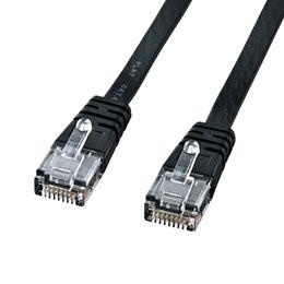 仕様■ケーブル長:5m ■カラー:ブラック ■コネクタ形状:RJ-45スリムコネクタ付き ■スリムコネクタ:あり ■ツメ折れ防止カバー:あり ■形状タイプ:フラットタイプ ■ケーブル構造:UTP(4対) ■ケーブル導体:より線(32AWG)...