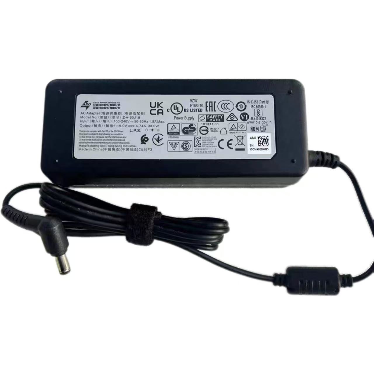 商品名 APD 型番 DA-90J19 OUTPUT 19V-4.74A DCコネクタ 丸型 外径約5.5mmФ　内径2.5mmФ 対応機種 Intel NUC11 NUC10 保証 1 年間の製品保証 パッケージ内容 ACアダプター、AC...