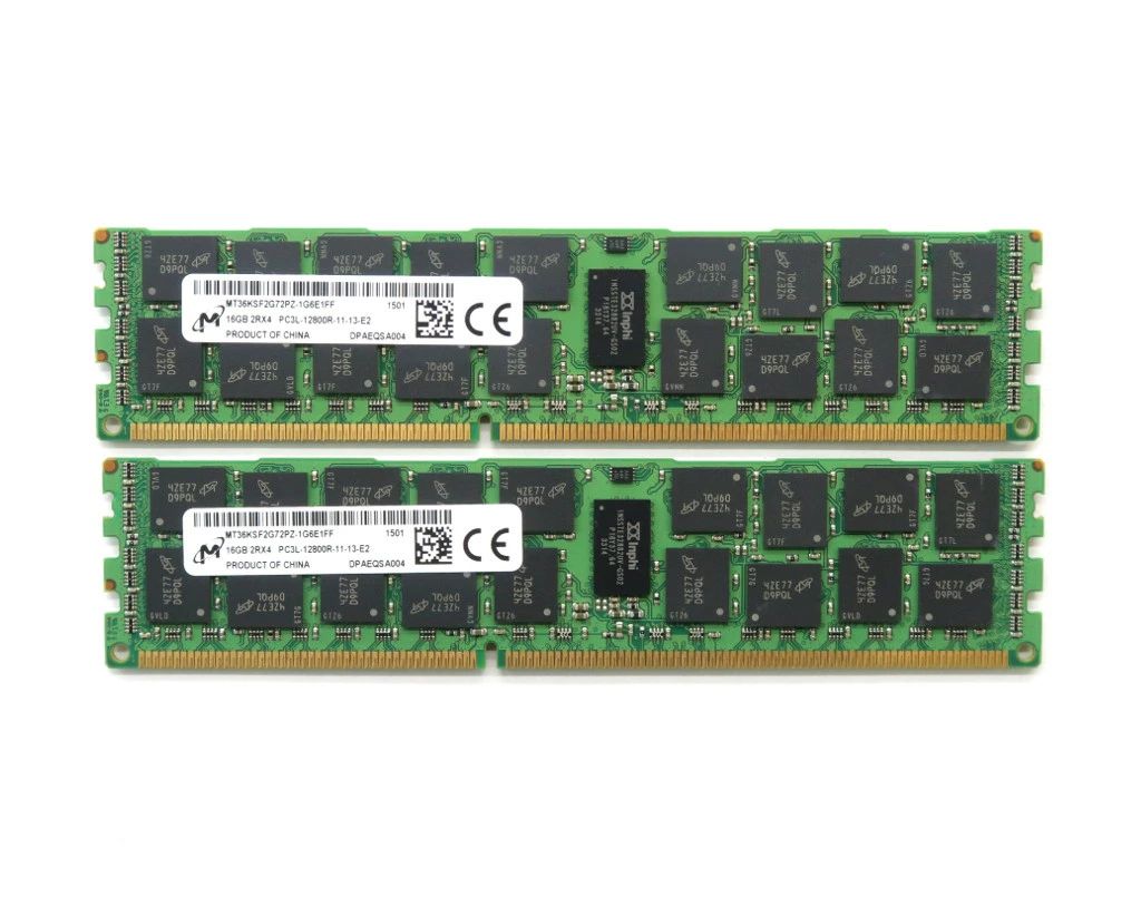 商品情報 No.302212001-2010メーカーMicron商品名 型番・型名16GBx2枚セット32GB分 PC3L-12800R DDR3L Registered ECC仕様PC3L-12800R Registered ECC仕様1...