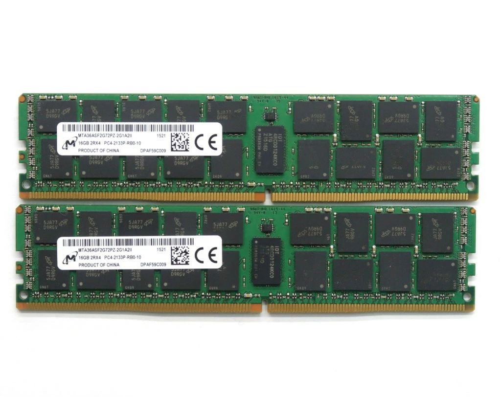 商品情報 No.303212027-2029メーカーMicron商品名 型番・型名16GBx2枚セット32GB分 PC4-2133P-R DDR4 Registered ECC仕様PC4-2133P-R Registered ECC仕様 1...