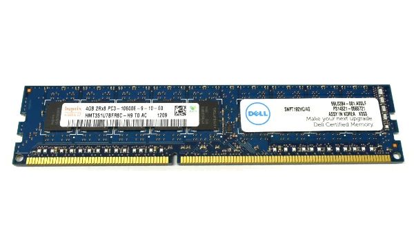 商品情報 No.304165576-5596メーカーDELL商品名 型番・型名SNPT192HC/4G 4GB PC3-10600E DDR3 ECC T3500等対応仕様DELL純正サーバー/ワークステーション用4GBメモリモジュール、P...
