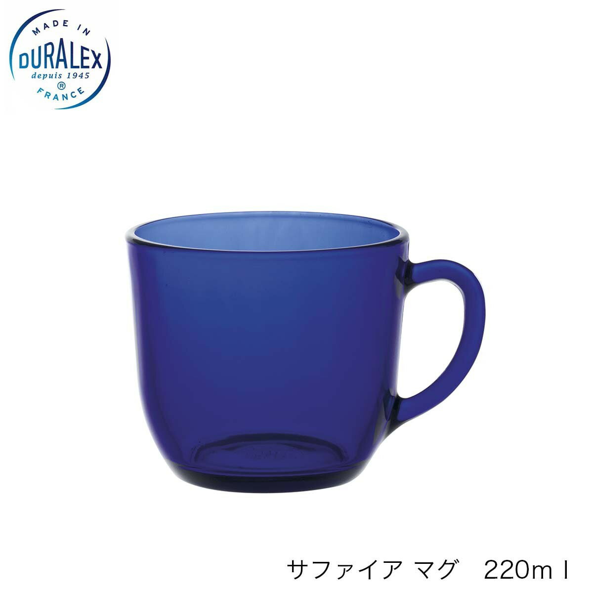 口径77mm　高さ69mm 容量　220ml　満杯容量 素材　全面物理強化ガラス コバルトブルー生地原料 【全面物理強化ガラスとは？ 】 ソーダガラスを熱強化処理にて全面に熱強化、衝撃強化したガラスです。 （※全世界でTEMPERED GL...