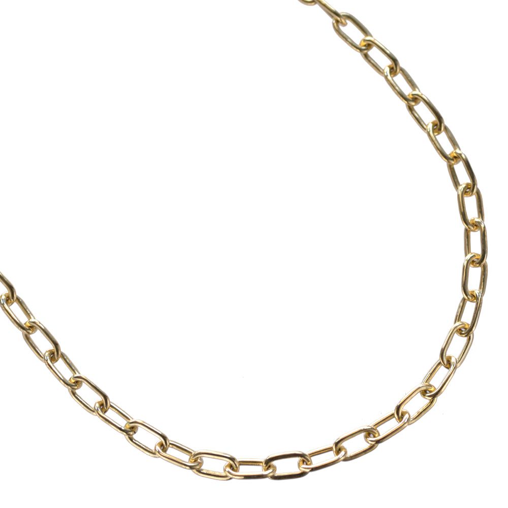 商品番号 CTC02000 使用貴金属 K18(18金イエローゴールド) 刻印有り 総重量 約15g サイズ 長さ:約50cm 横幅:約3.7mm 縦幅:約6.6mm 厚み:約0.9mm 付属品 品質保証書 ジュエリーケース 備考 納期4週...