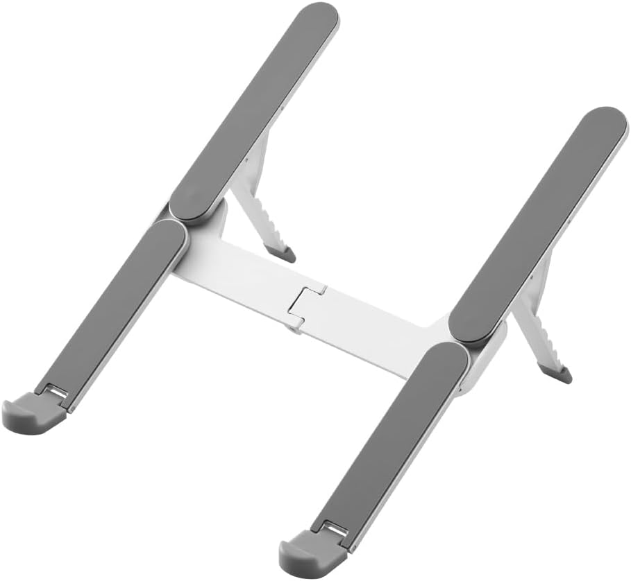 外形寸法 　展開時：約W180×D248×H119mm 　折畳時：約W44×D127×H21mm 質量：約190g 材質：アルミニウム、TPU、シリコーン 対応サイズ：11～15.6インチノートパソコン・タブレット 耐荷重：約5kg セット...