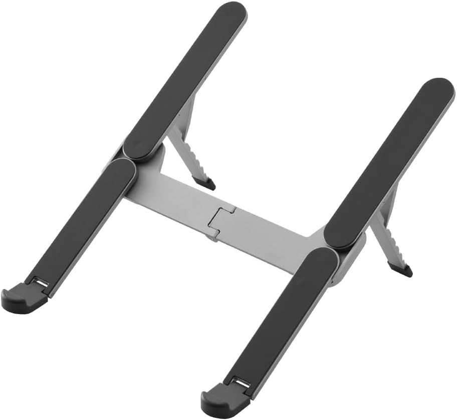 外形寸法 　展開時：約W180×D248×H119mm 　折畳時：約W44×D127×H21mm 質量：約190g 材質：アルミニウム、TPU、シリコーン 対応サイズ：11～15.6インチノートパソコン・タブレット 耐荷重：約5kg セット...