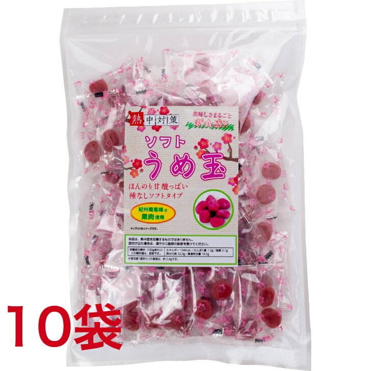 美味しさまるごと新食感 ほんのり甘酸っぱい種なしソフトタイプ 紀州南高梅の果肉使用 容量:300g袋入 100gあたりの栄養成分表示 エネルギー:134kcal タンパク質:1.2g 脂質:0.1g 炭水化物:32.0g 個包装1個あたりの...