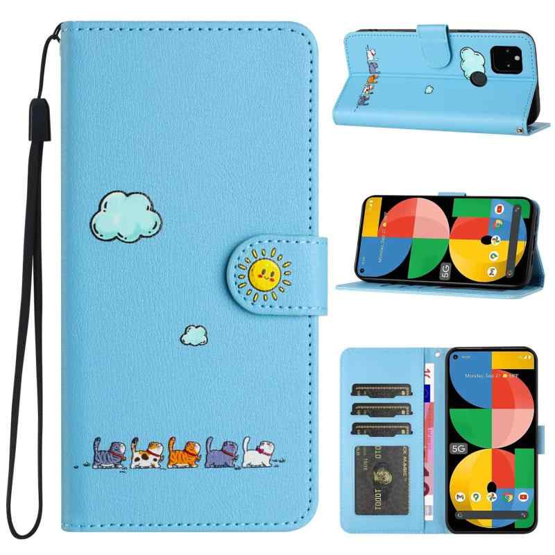 CASAFUNY Google pixel 7 ケース 手帳型 カバー 人気 スマホケース お洒落 グーグルピクセル7 ケース 手帳型 PUレザー 本革 pixel7 ケース 手帳型 可愛い猫柄 グーグル ピクセル 7 ケース 耐衝撃 カバー