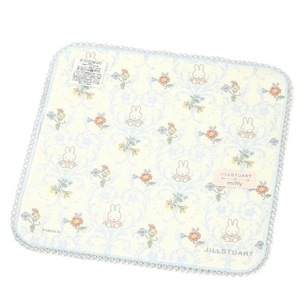 ジル・スチュアート　タオルハンカチ サイズ 実測サイズ　25cm×25cm　 実測サイズの多少の誤差はご容赦ください。 素材 表　プリント生地（綿100％） 裏　パイル生地（綿100％） カラー ライトブルー系 仕様 商品状態 新品・正規品...