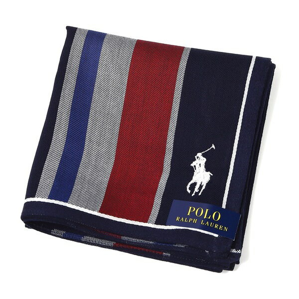 ラルフローレン　ハンカチ サイズ 実測サイズ　47cm×47cm 実測サイズの多少の誤差はご容赦ください。 素材 綿100％ カラー ネイビー系ストライプ柄 仕様 商品状態 新品・正規品（本物）・タグ付（シール） 注意事項 ※画像はご覧にな...