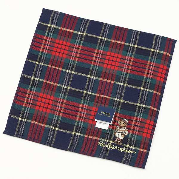 ラルフローレン　タオルハンカチ サイズ 実測サイズ　25cm×25cm 実測サイズの多少の誤差はご容赦ください。 素材 綿100％ カラー ネイビー系チェック柄 仕様 商品状態 新品・正規品（本物）・タグ付 注意事項 ※画像はご覧になるモニ...