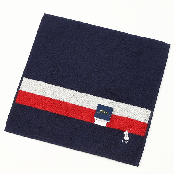 ラルフローレン　タオルハンカチ サイズ 実測サイズ　25cm×25cm 実測サイズの多少の誤差はご容赦ください。 素材 綿100％ カラー ネイビー系 仕様 商品状態 新品・正規品（本物）・タグ付 注意事項 ※画像はご覧になるモニター・パソ...