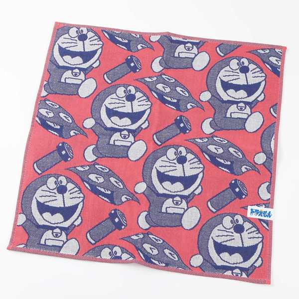 ドラえもん　大判ハンカチ サイズ 実測サイズ　35cm×35cm 実測サイズの多少の誤差はご容赦ください。 素材 綿100％ カラー レッド系 仕様 商品状態 新品・正規品（本物）・タグ付（シール） 注意事項 ※画像はご覧になるモニター・パ...