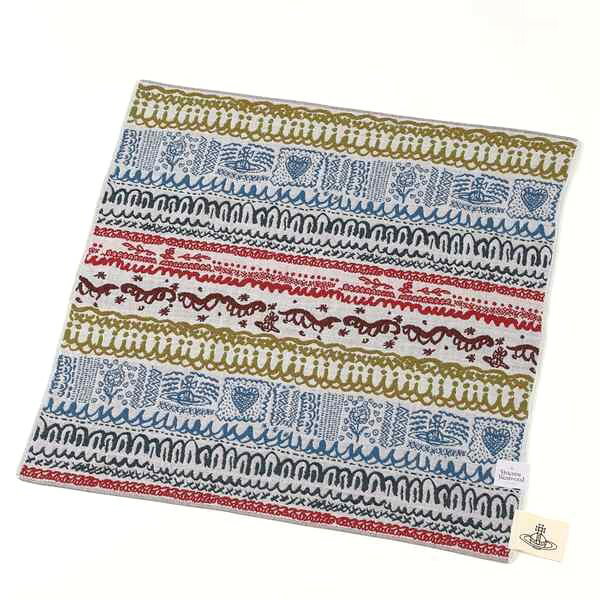 ヴィヴィアン・ウエストウッド　ハンカチ サイズ 実測サイズ　40cm×40cm 実測サイズの多少の誤差はご容赦ください。 素材 綿100％ カラー ホワイト系 仕様 商品状態 新品・正規品（本物）・タグ付（シール） 注意事項 ※画像はご覧に...