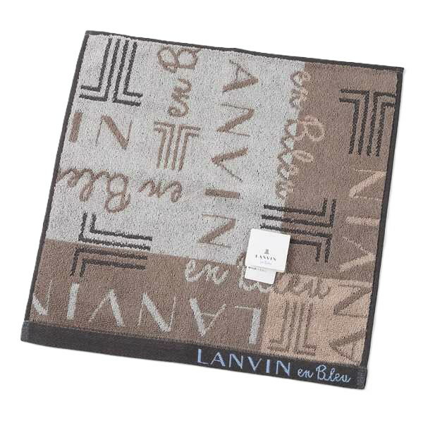 ランバン オンブルー　タオルハンカチ サイズ 実測サイズ　25cm×25cm 実測サイズの多少の誤差はご容赦ください。 素材 綿100％ カラー ブラウン系×ホワイト系×ベージュ系 仕様 商品状態 新品・正規品（本物）・タグ付 注意事項 ※...