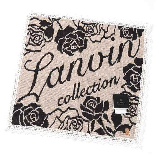 ランバン　タオルハンカチ サイズ 実測サイズ　26cm×26cm 実測サイズの多少の誤差はご容赦ください。 素材 綿100％ カラー ベージュ系 仕様 商品状態 新品・正規品（本物）・タグ付 注意事項 ※画像はご覧になるモニター・パソコン等...