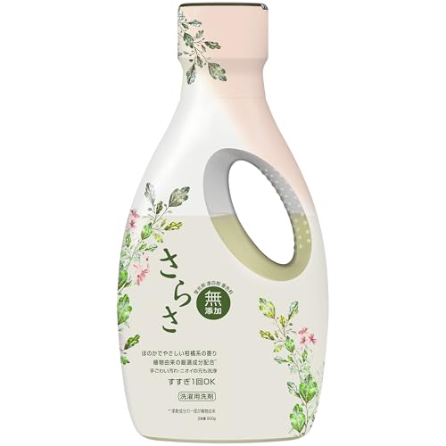 PatternName:本体 600g・パッケージ個数:1・さらさ史上最高の洗浄力、天然洗浄成分UP・植物由来の厳選成分配合・手ごわい汚れ・ニオイの元も洗浄・すすぎ1回OK・蛍光剤、漂白剤、着色料 無添加商品紹介 New さらさ史上最高の洗...