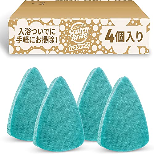 5.ブルー 4個ブルー/1.本体/B-835TJ 4P・Style:5.ブルー 4個・パッケージ個数:1・【入浴ついでに手軽にお掃除！水だけでも汚れがスッキリ】 入浴中など気づいた時ににサッと使えるので、忙しい毎日でもお風呂掃除が簡単に! ...