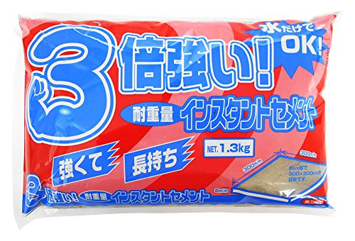 グレー/Pack of 1/KK-002・Size:Pack of 1・パッケージ個数:1・色目:グレー・成分:ポルトランドセメント、砂、その他・硬化時間:約24~48時間・施工面積:6mm厚×約300mm×300mm【特長】 ●インスタン...
