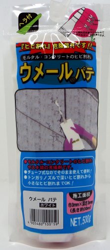 1個ホワイト/500g/-・Color:ホワイトSize:500gStyle:1個・パッケージ個数:1・色目:ホワイト・成分:アクリル系エマルジョン樹脂、顔料、その他・硬化時間:夏・・・約3時間 冬・・・約6時間 内部までの乾燥・・・約24...