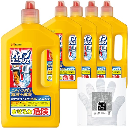 -/800グラム(×5)/-・Size:800グラム(×5)・パッケージ個数:1・汚れに密着して溶かす、パイプクリーナー・日本製・配水管・排水溝のつまりやニオイを解消するパイプ洗浄剤・高粘度ジェルが汚れにしっかり密着・髪の毛やヘドロを強力分...