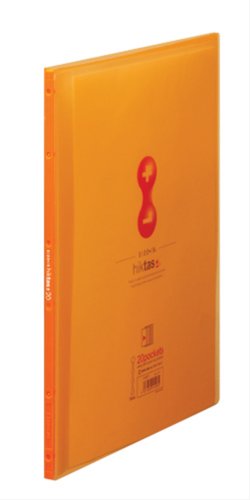 クリアーファイル橙/ワンサイズ/7187T-OR・Color:橙PatternName:単品・パッケージ個数:1・サイズ A4 タテ型・ポケット数: 20(小口10枚)・適正収納枚数20枚書類が脱落しにくいヨコ入れタイプなので、A3見開きも...