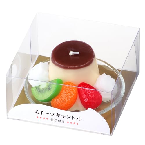 モダンマルチカラー/1個 (x 1)/209098・パッケージ個数:1・商品サイズ (幅×奥行×高さ) :9.5cm×9.5cm×4.8cm・原産国:中国・内容量:約140g商品紹介 ●懐かしい喫茶店のプリンアラモードを模ったキャンドルです...