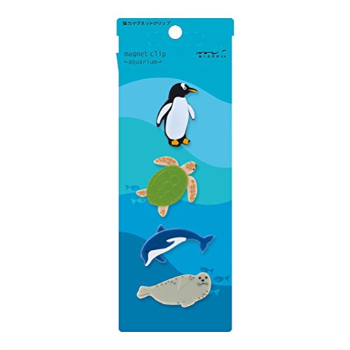 水族館柄グリーン/ワンサイズ/43328006・Style:水族館柄・パッケージ個数:1・はさみながら留められる実用的なマグネットクリップです。・1.75~4.15×3.2~4.7×1.65~2.1cm動物のモチーフをデザインした磁石付きの...