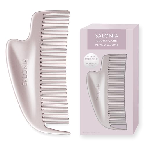ピンク/-/SAL25322PK・Color:ピンク・パッケージ個数:1・【パール髪コーム】外出先でも瞬間まとまるパール髪・【ピュアメタルコーム】静電気オフ×摩擦レスでツヤ髪に導く・【摩擦レス設計】滑らか表面加工で摩擦を軽減・【静電気抑止】...